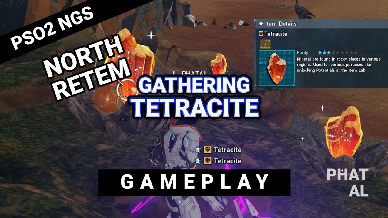 How to farm tetracite in pso2 new gen! - YouTube