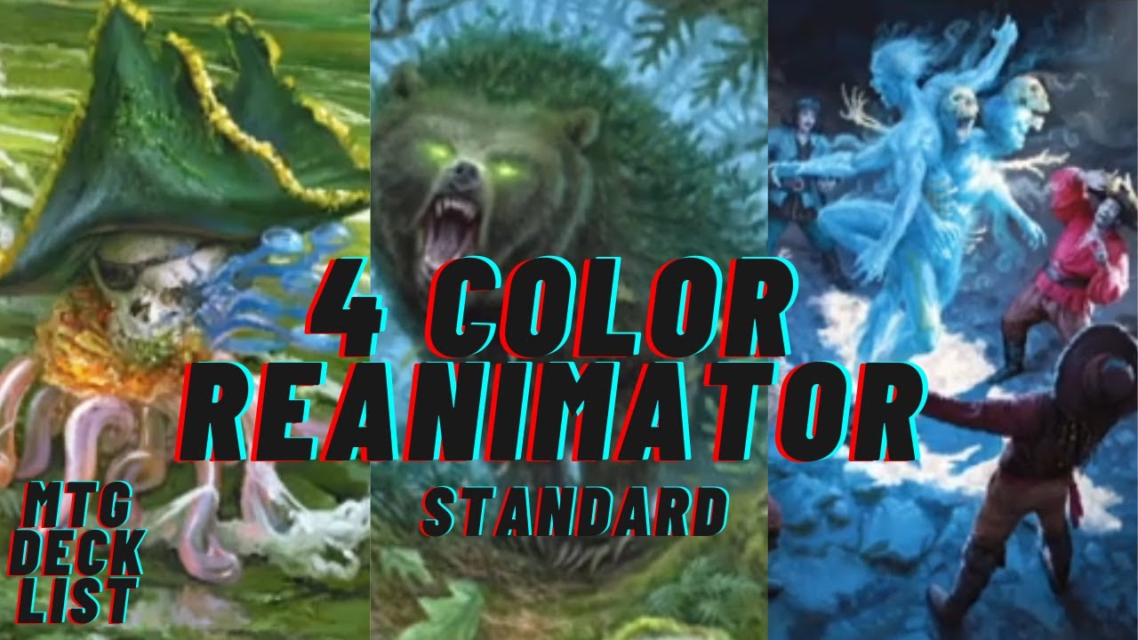 70 cards?! Standard 4 Color Reanimator MTG Arena - YouTube