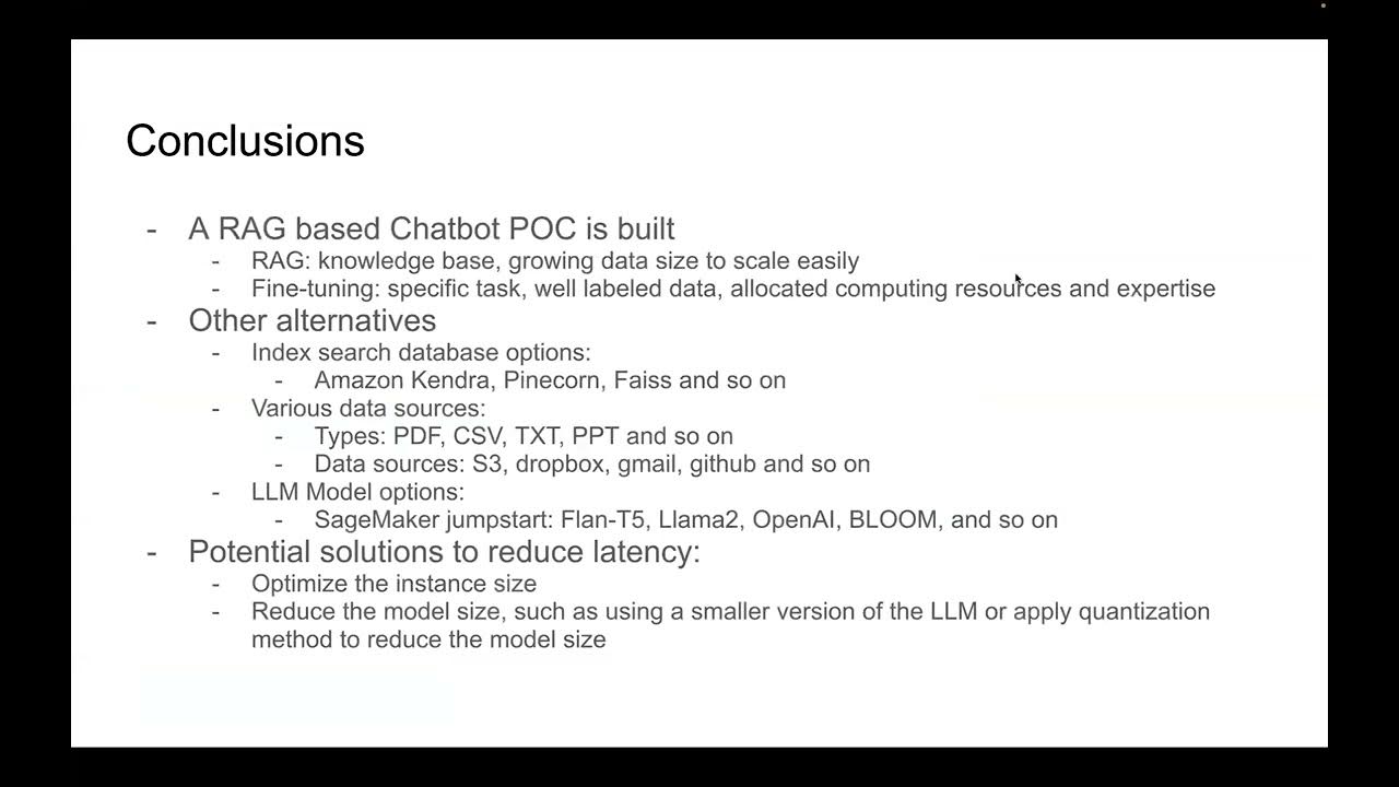 RAG Based Chatbot Demo Using Amazon Kendra, LangChain, and LLM - YouTube