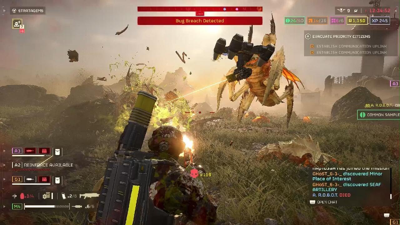 120-Killstreak in HELLDIVERS 2 (Top 10 Plays) - YouTube