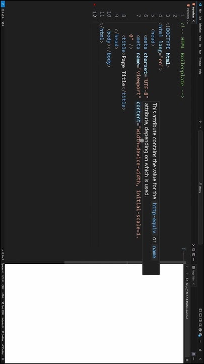 4 27 1 The Html Boilerplate Codingjourney Coding Html Programming