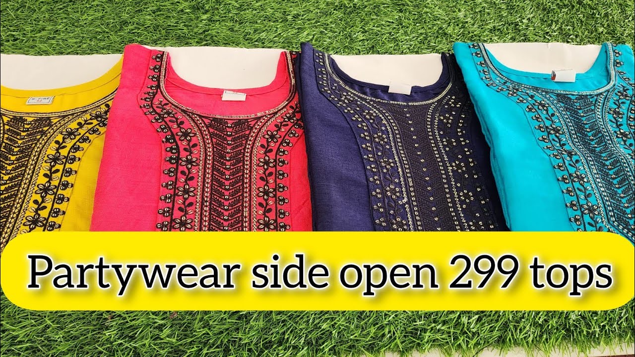 partywear side open top @just 299/-🔥💥 @reemas_readymade - YouTube