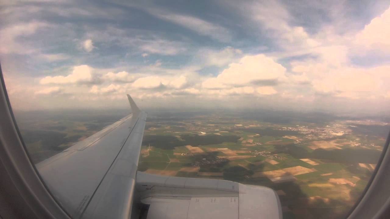 Air France Flug Paris Nürnberg - YouTube