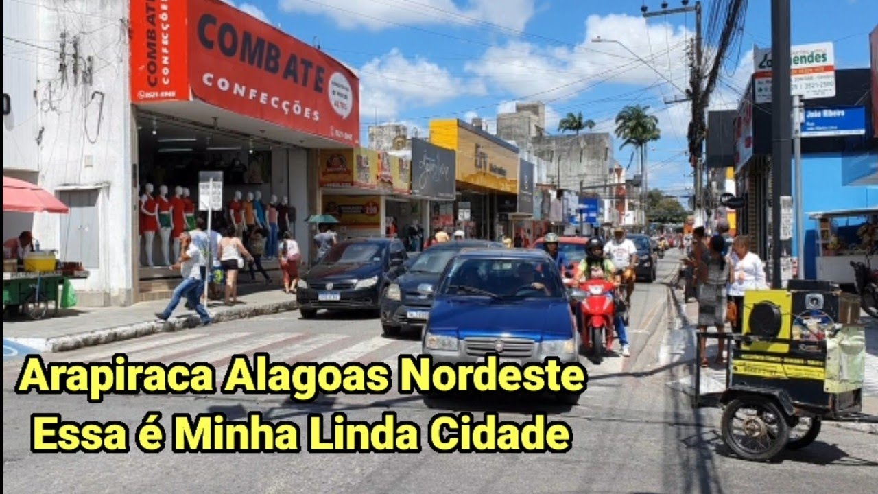 CENTRO DE ARAPIRACA ALAGOAS NORDESTE BRASIL - YouTube