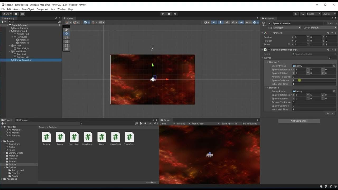 Unity Shooter 20 Cambiar oleadas de enemigos - YouTube