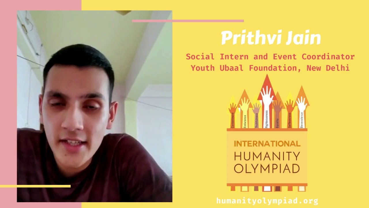 Humanity Speaks - Mr. Prithvi Jain - YouTube
