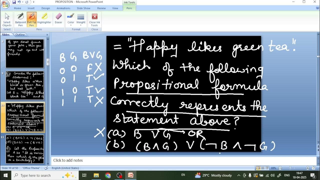 PROPOSITIONAL LOGIC (BTECH/BCA/MCA/GATE/UGC EXAM) - YouTube