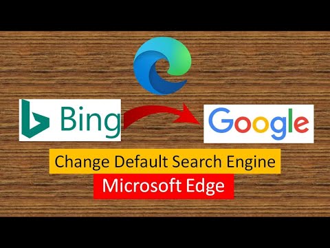 How to change search engine to Google in Microsoft edge instead of Bing ...