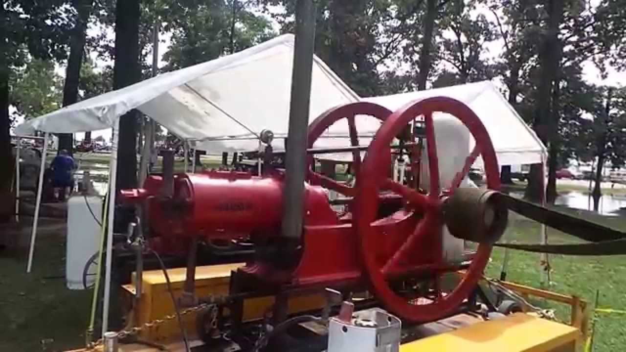 Reid Gas Engine at work. Watch this incredible old engine working ...