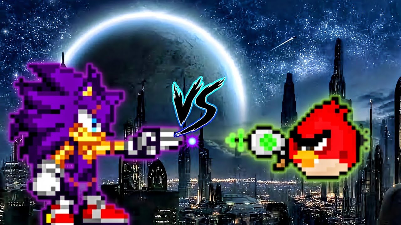 Multiverse Sonic V2 (all form) (New) VS Angry Bird Red in Jump Force ...
