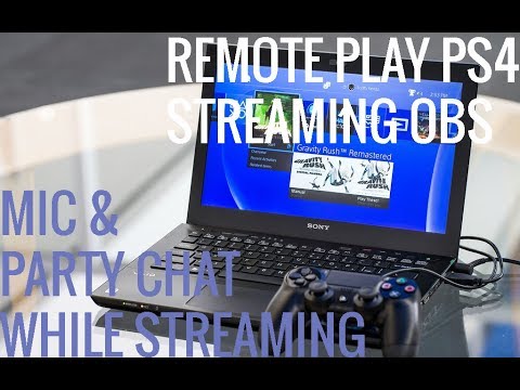 HOW TO USE MICROPHONE ON PARTY CHAT WHILE STREAMING PS4 ON PC REMOTE ...
