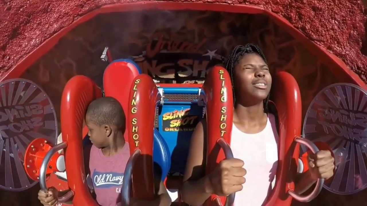 Funny passed out slingshot ride - YouTube