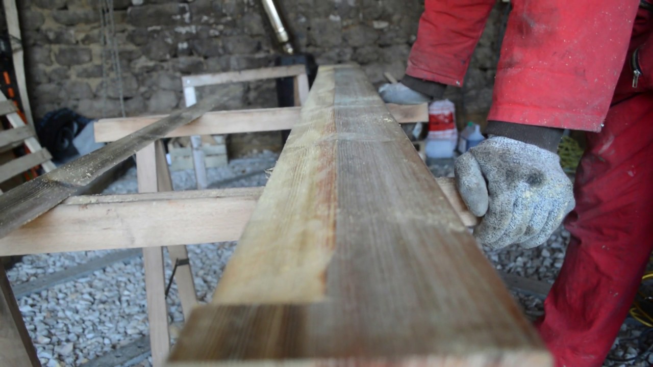 Atelier d'artiste partie 64 - fabrication menuiserie imposte bois ...