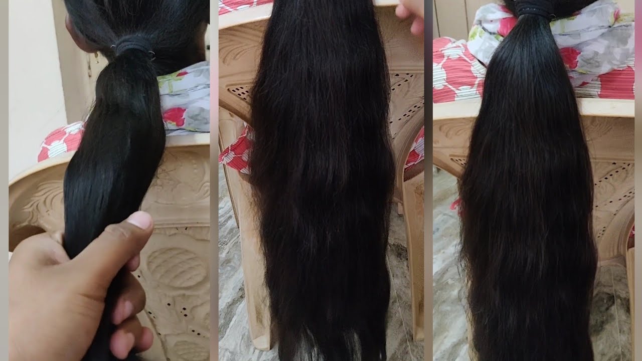 ponytail pulling || silky hair play || Rapunzel sri || Asmr play ...