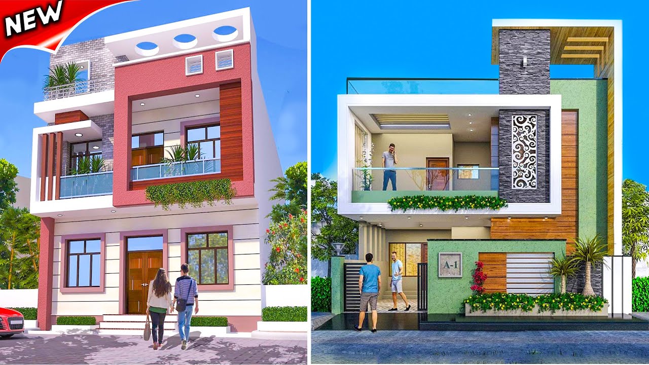 30 Best Home front elevation designs for two floor | Double Storey ...
