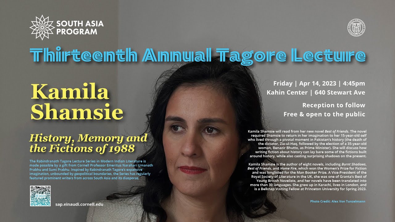 History, Memory and the Fictions of 1988, 13th Annual Tagore Lecture ...