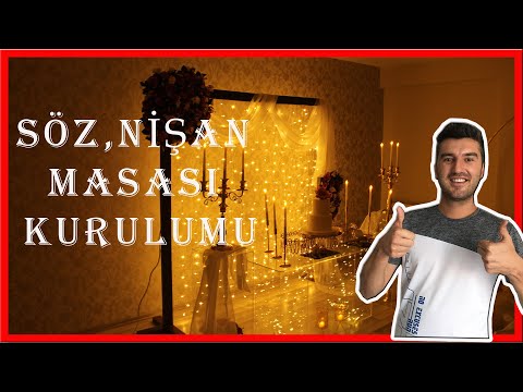 NİŞAN - SÖZ MASASI KURULUMU NASIL YAPILIR ?