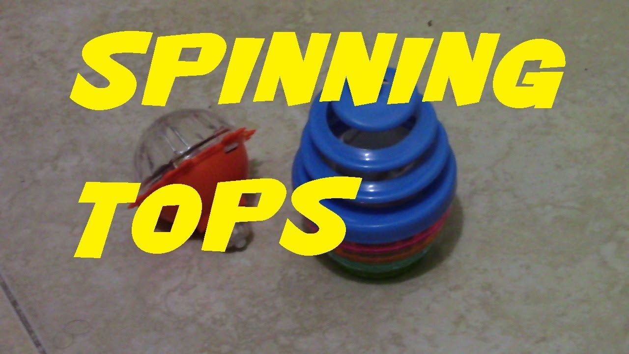 Flashing Spinning Colorful Light Up Top Toys - YouTube