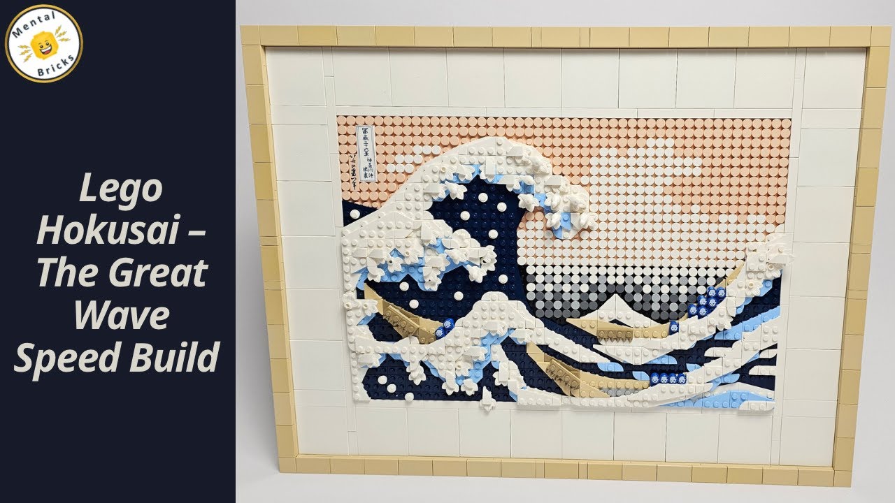 Lego Hokusai – The Great Wave Speed Build - YouTube