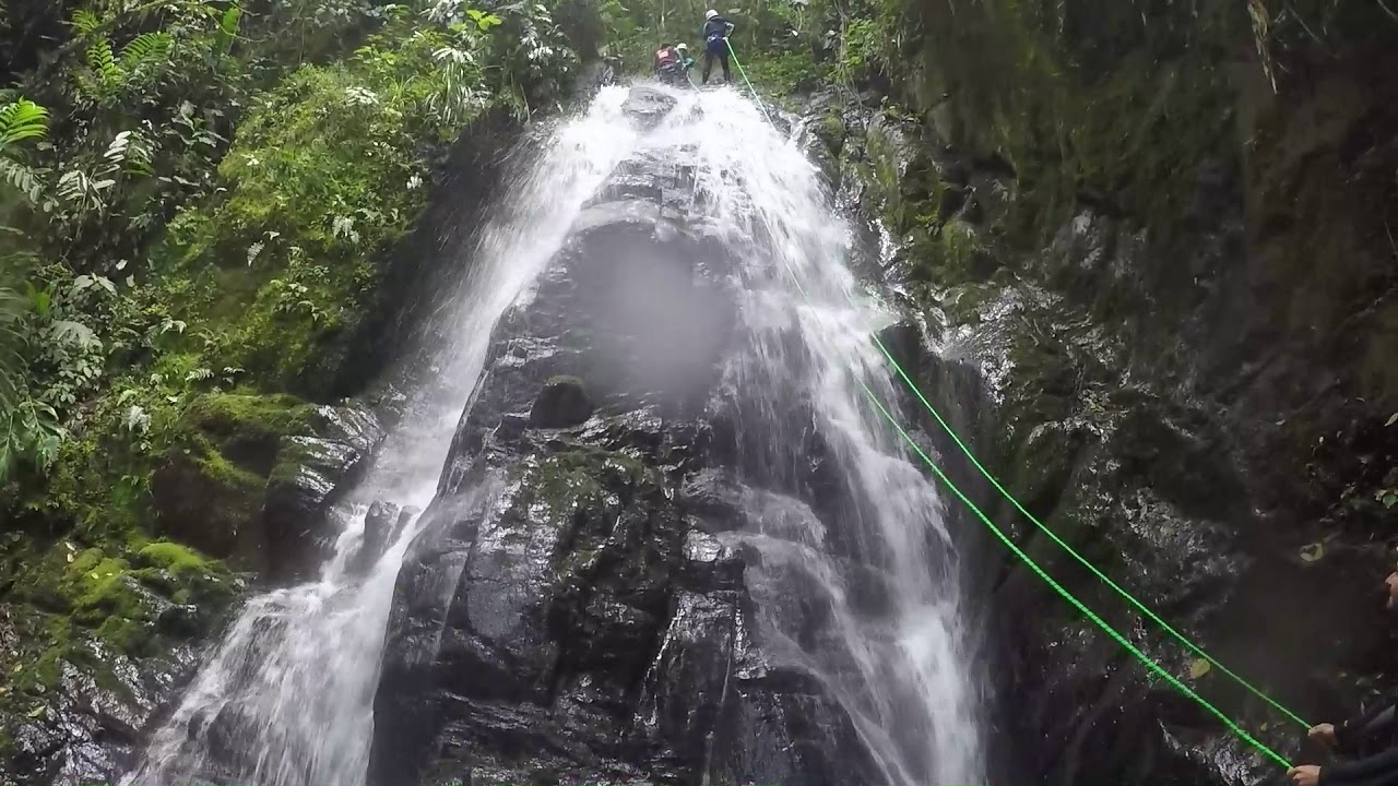 Rio Blanco canyoning - Banos, Ecuador - YouTube