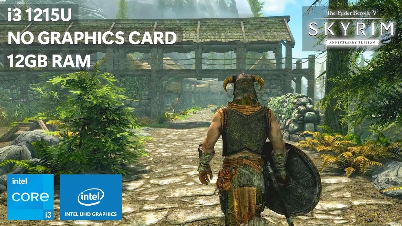 The Elder Scrolls V: Skyrim on Low End PC • i3-1215U + Intel UHD ...