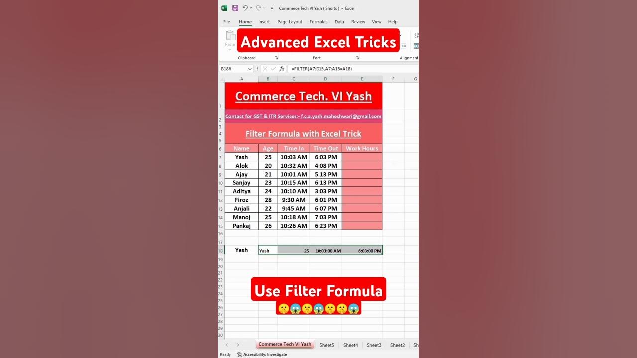stop ‼️try this excel‼️#exceltips #excel #exceltricks #excelformula #newexcel #exceltutorial # ...