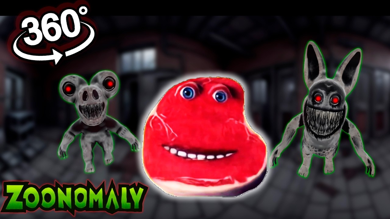 😱 ZOONOMALY and e e ei i'm on vacation in 360 VR (Zoonomaly HORROR game ...