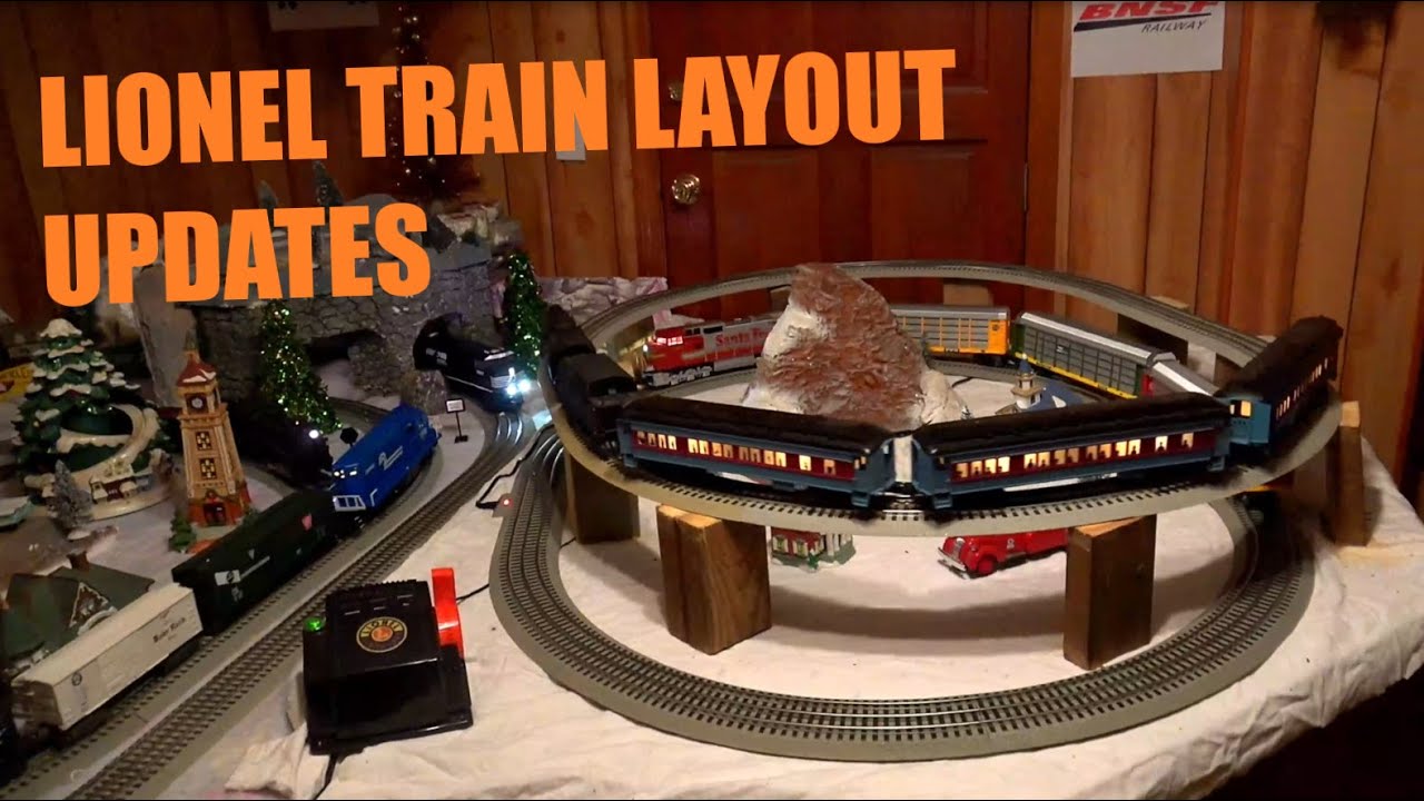 (Lionel Train Layout Updates) New Infrastructures And Trains - YouTube