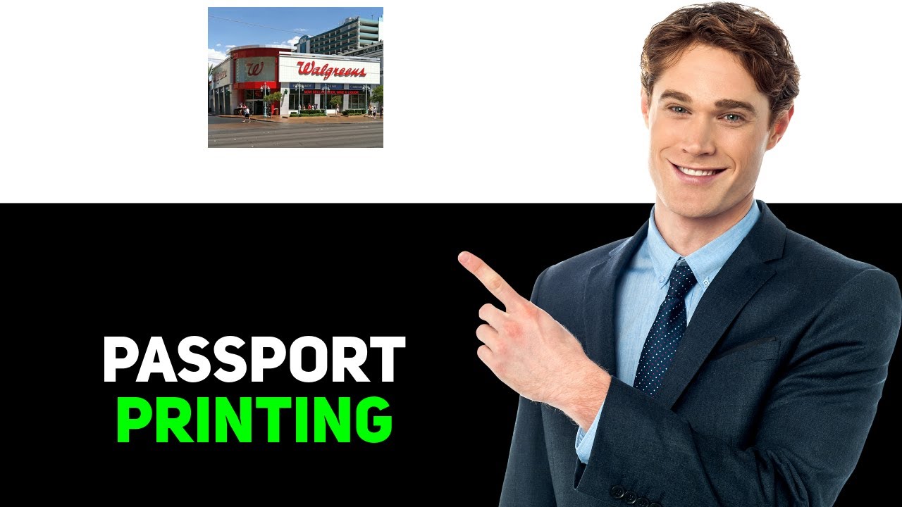 How To Print Passport Photos At Walgreens 2025 - YouTube