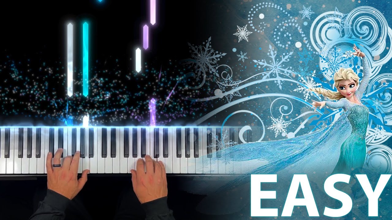 Frozen - Let it Go (Piano Tutorial) for Early Beginner - YouTube