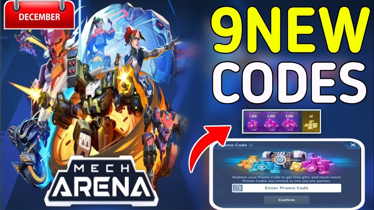 💥NEW💥 MECH ARENA PROMO CODES DECEMBER 2024 - NEW CODES FOR MECH ARENA ...