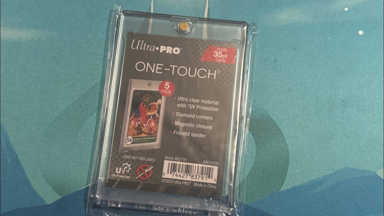 Ultra-Pro One-Touch card case review - YouTube