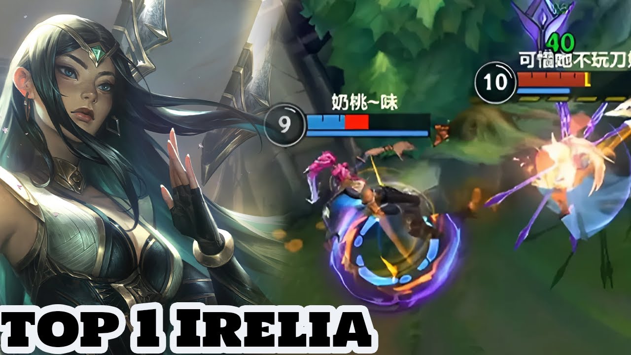 Wild Rift Irelia-top 1 Irelia gameplay Rank master - YouTube