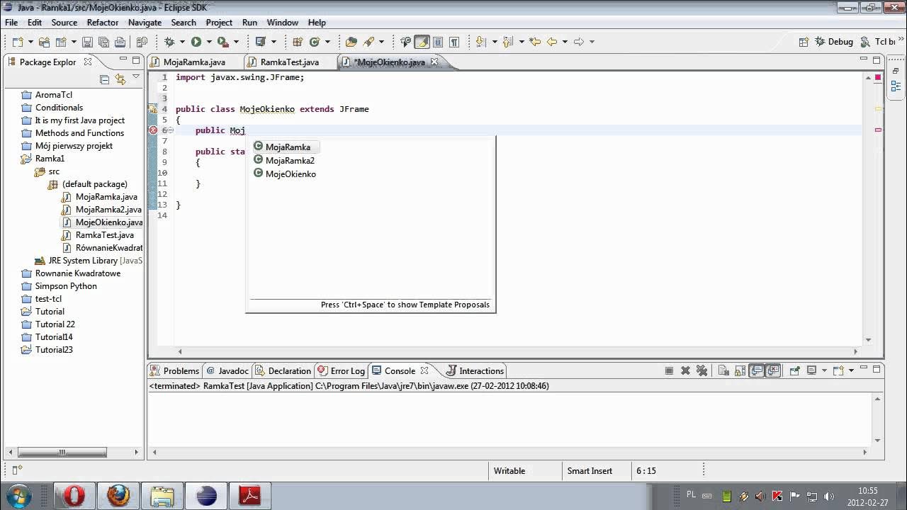 Programowanie Java GUI - lekcja 1: JFrame - YouTube