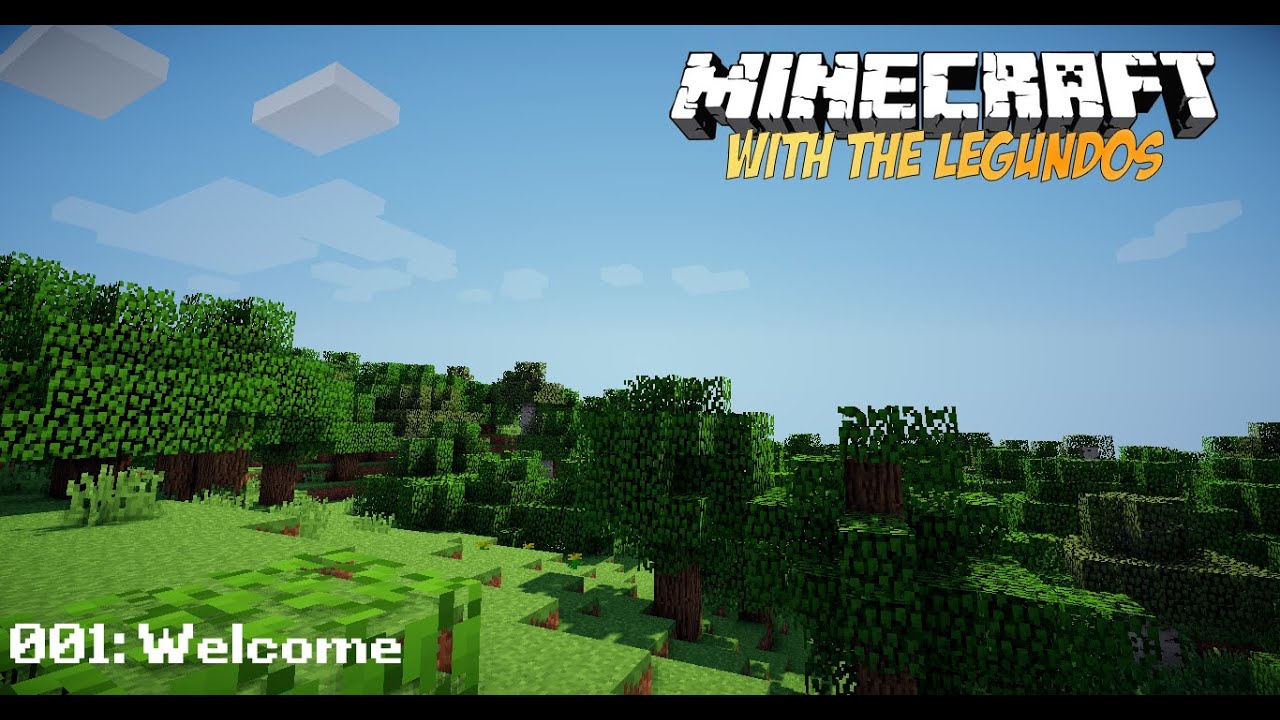 Let's play Minecraft with the Legundos -- 001 "Welcome" - YouTube