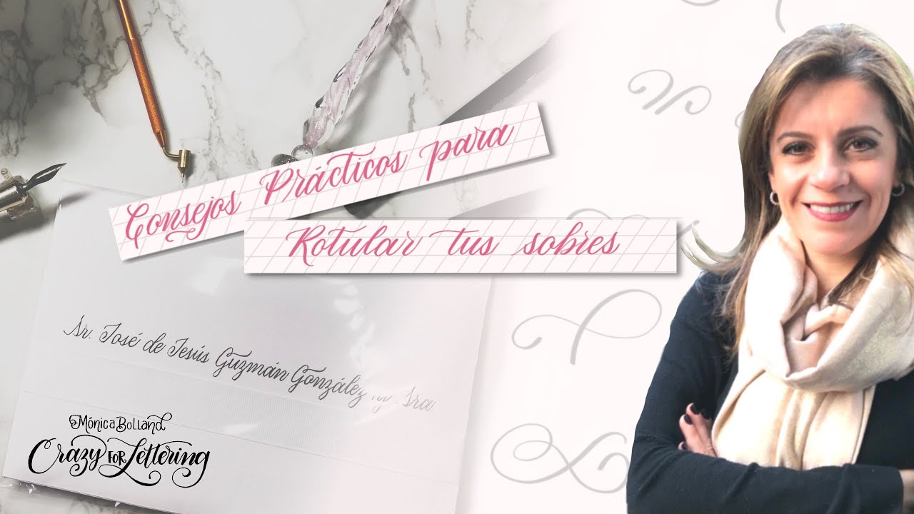 ¡Cómo rotular Invitaciones! - YouTube