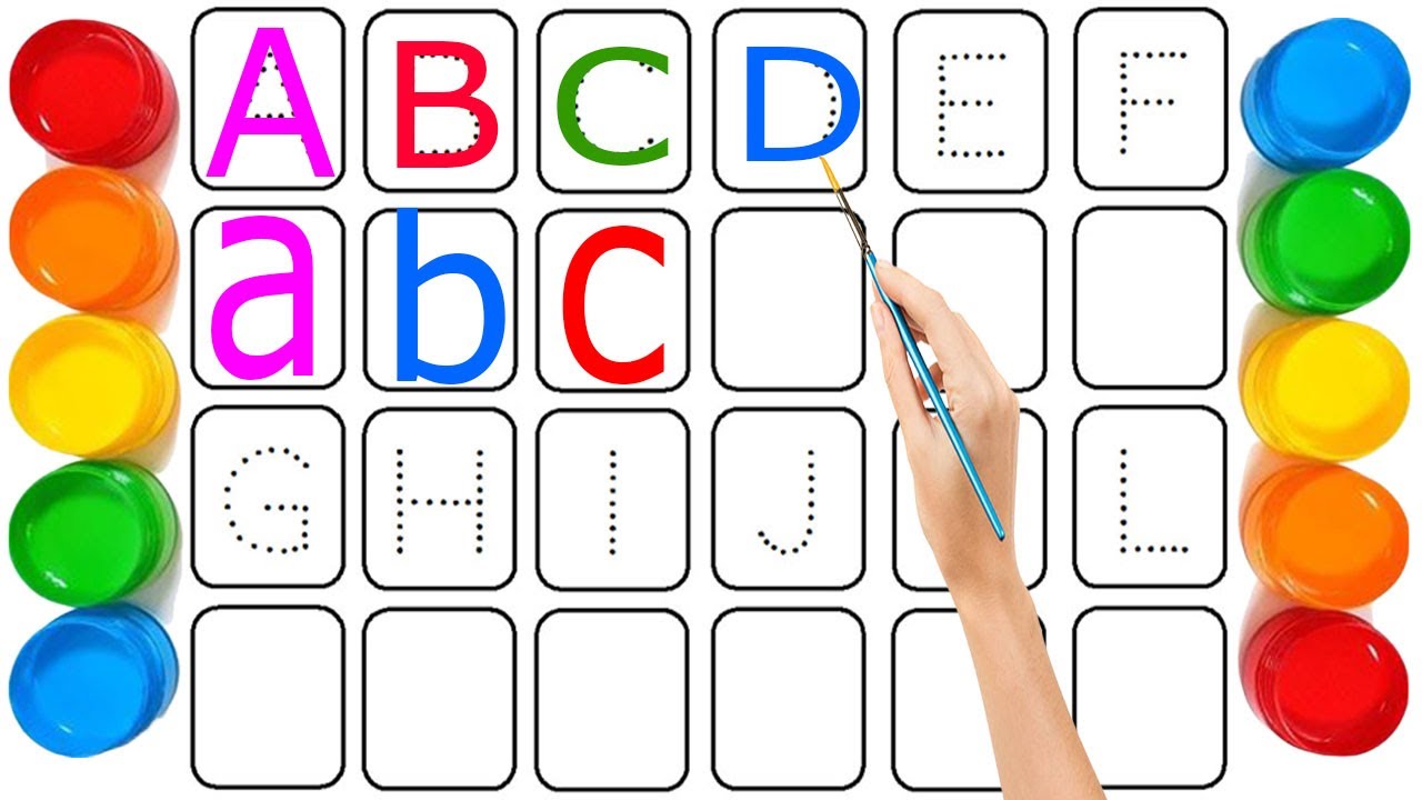 Learn Alphabet Train Song, 3D Animation Alphabet, ABC Train Song for ...