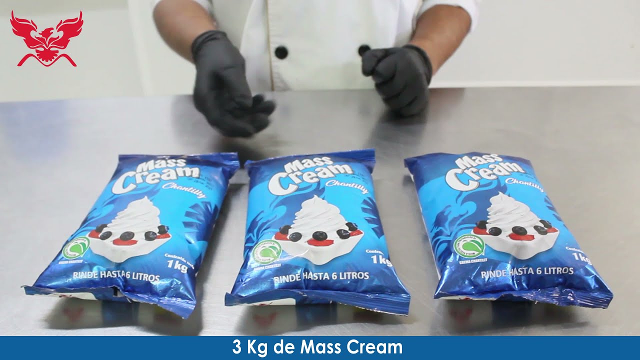 PREPARACIÓN DE MASS CREAM EN BATIDORA INDUSTRIAL - YouTube