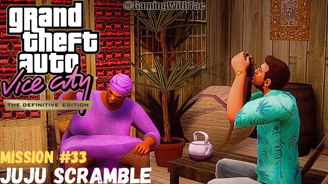 GTA Vice City Definitive Edition - Mission #33 - Juju Scramble - YouTube