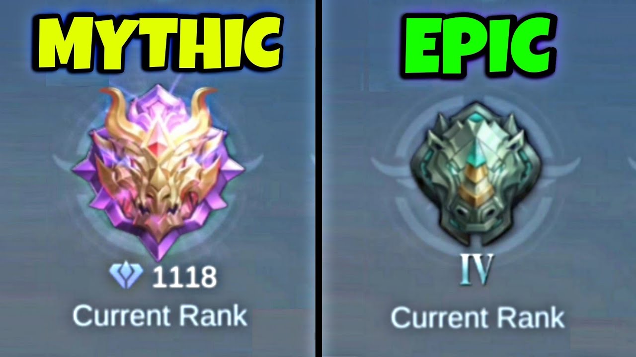 Playing in Mythic vs Epic - YouTube