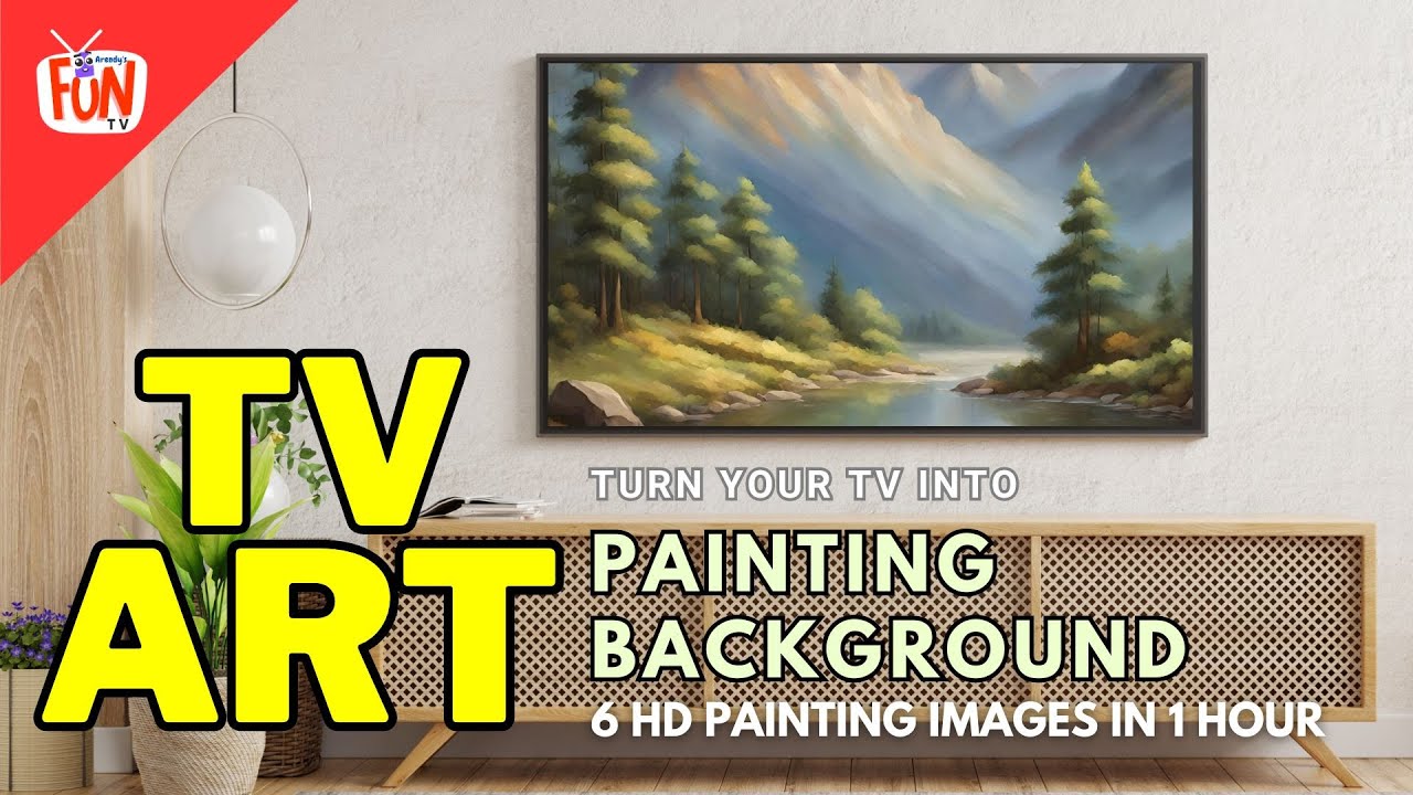 TV ART | Painting Backgrounds For Your Smart TV | 1 Hour - YouTube