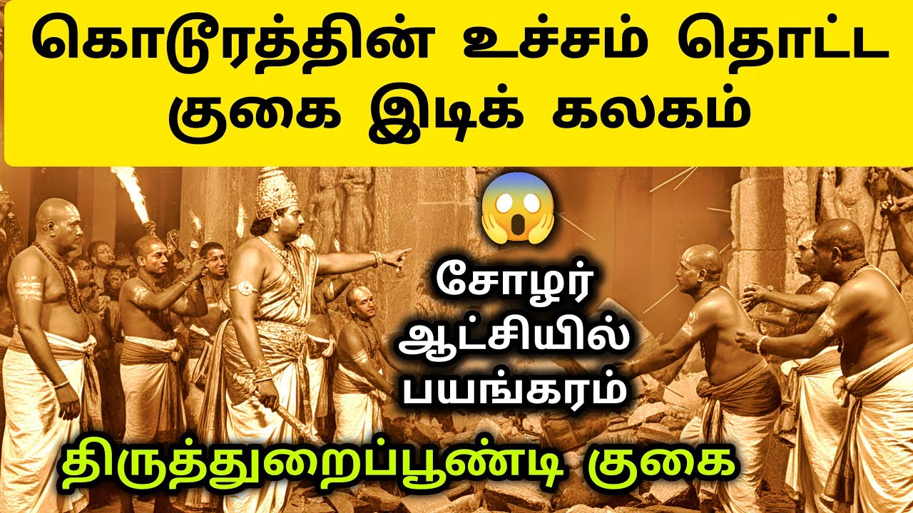 குகையை இடித்த Kulothunga Cholan History in Tamil | Thiruthuraipoondi ...