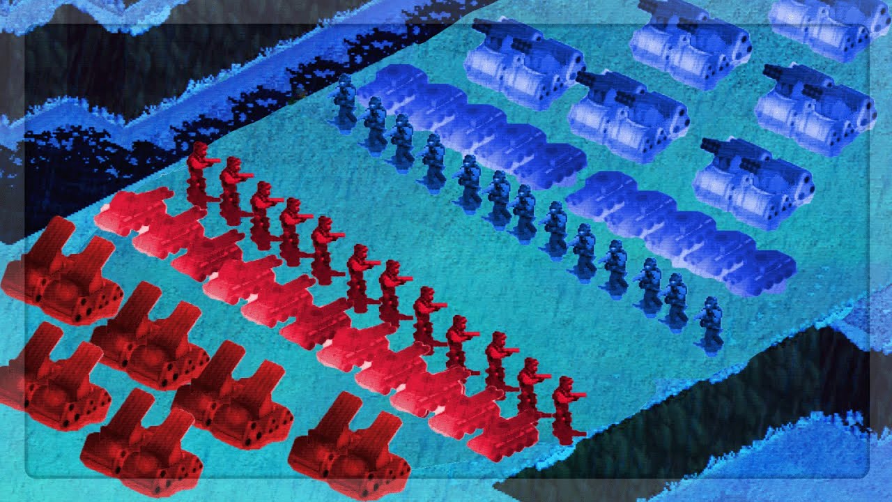 ULTIMATE RED AI ARMY VS ULTIMATE BLUE AI ARMY Showdown in Battlefall ...