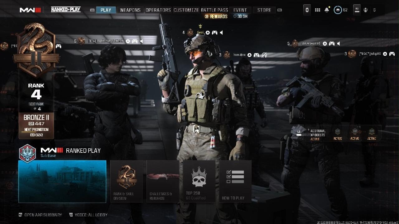 Call of Duty rank play close game 250 to 249 - YouTube