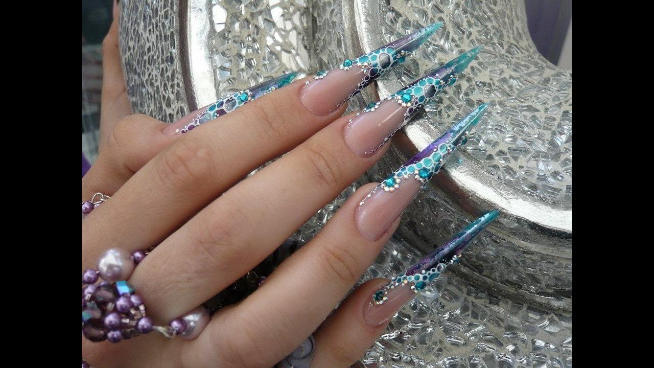 Nails Long Beautiful Unusual Amazing Curves and Terrible the best ...