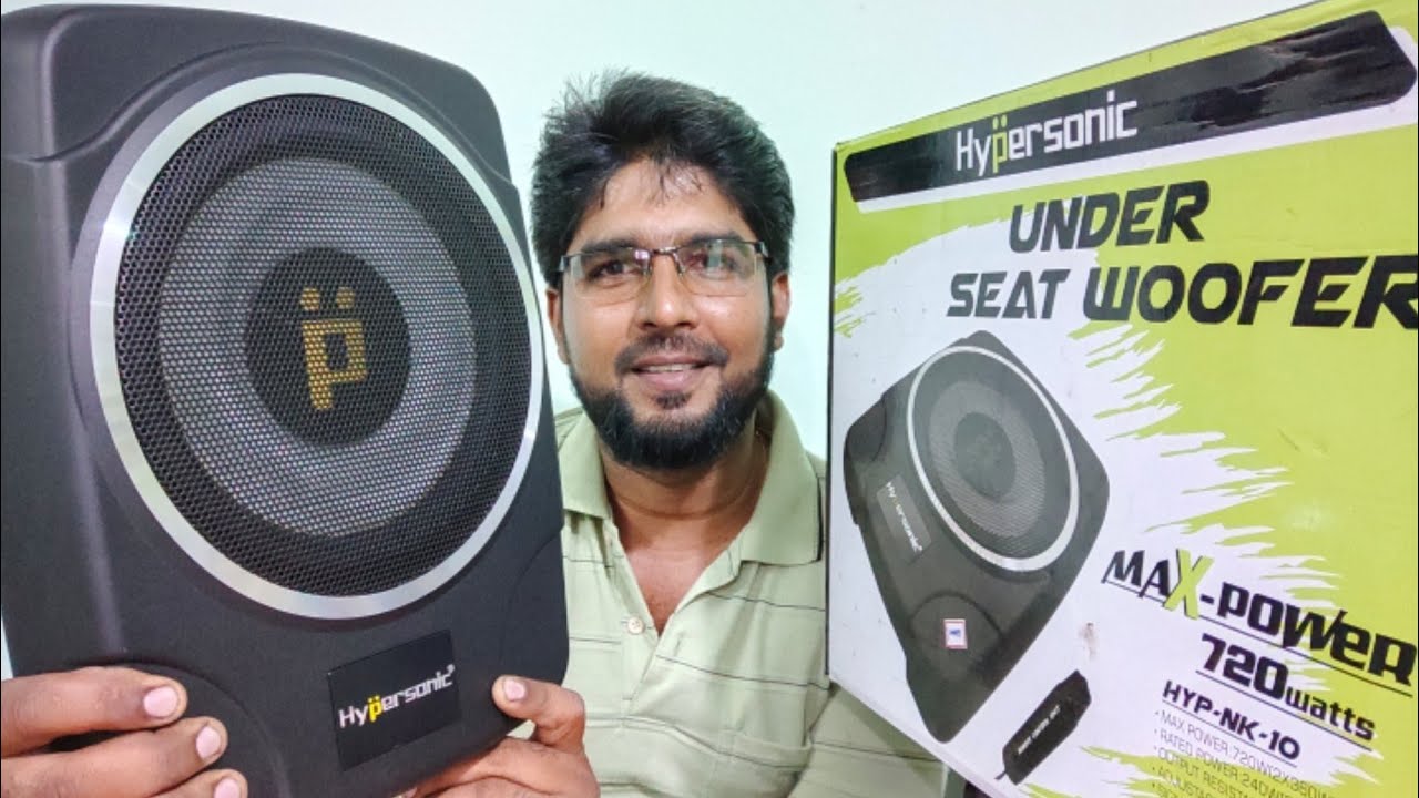 Hypersonic under seat active subwoofer | SJ | - YouTube