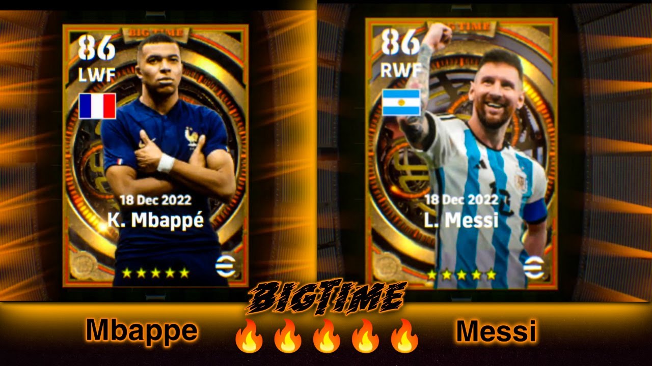 OMG!!😱 Leo Messi BigTime & Mbappe BigTime Cards Opening 🤩 efootball ...