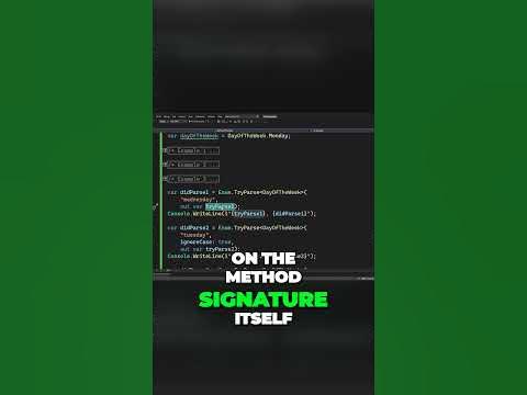 Exploring the TryXXX pattern for Enums in CSharp - YouTube