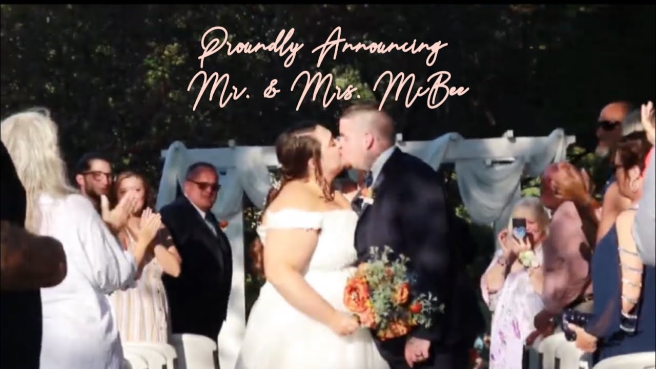 Proudly Announcing mr.&mrs. McBee | wedding | snowhill, Ohio - YouTube