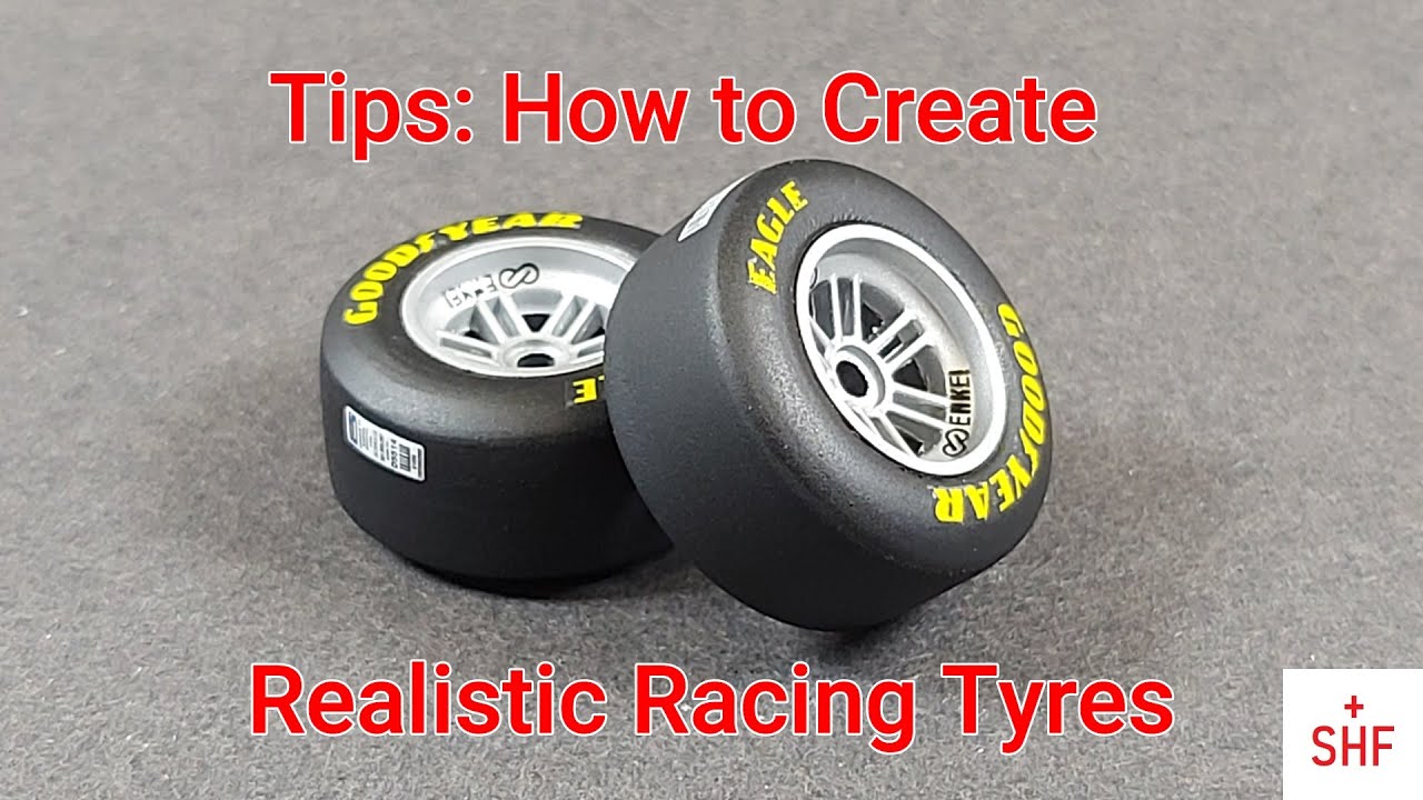 Tips How to Make Realistic Racing Tyres for Model Cars - YouTube